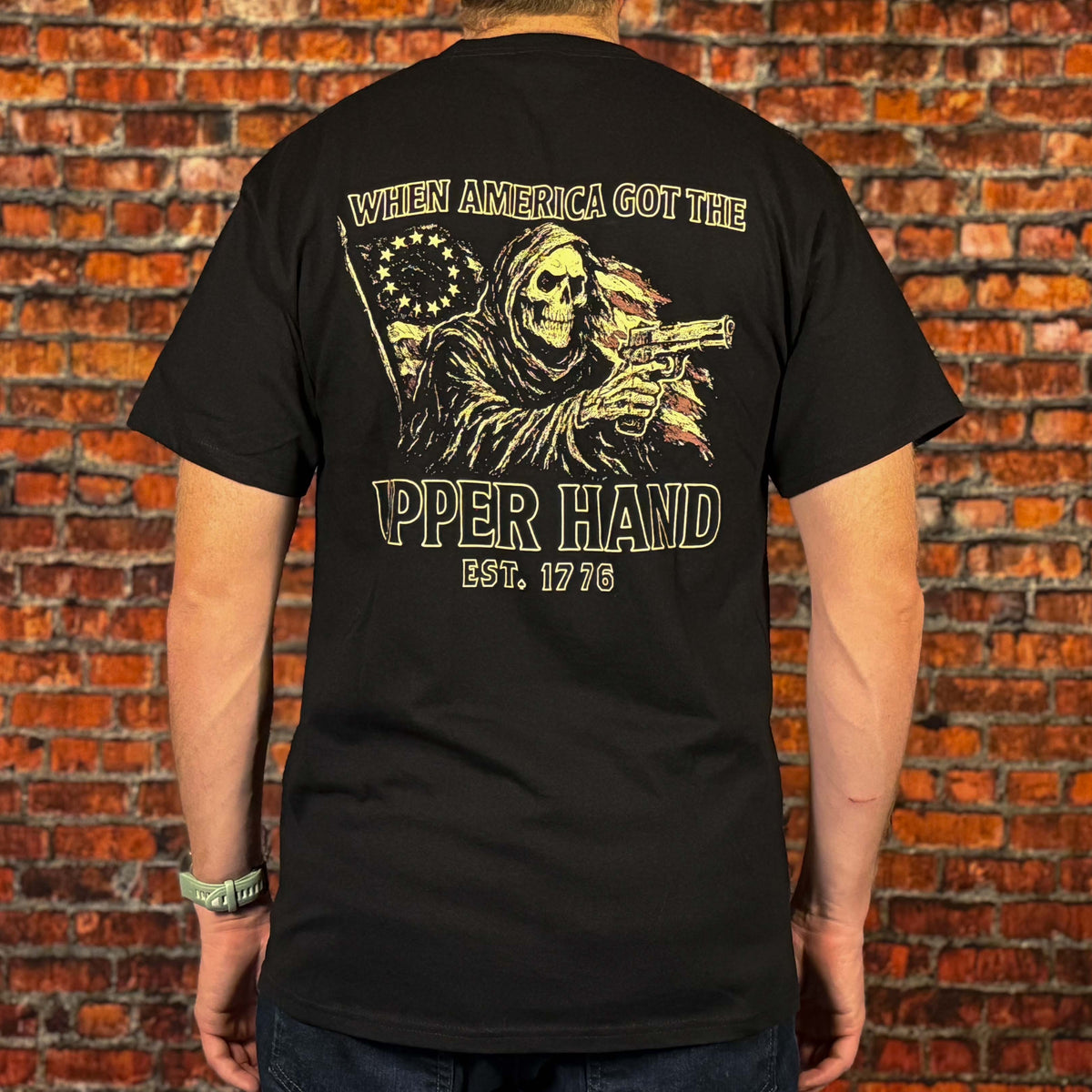 The Upper Hand – 1776 Reaper Edition (Pocket Tee) – Upper Hand Holsters